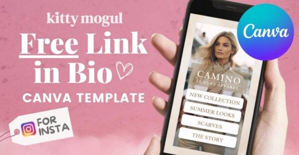 [2025] Free Link in Bio Canva Template & Tutorial: Alternative Page for ...